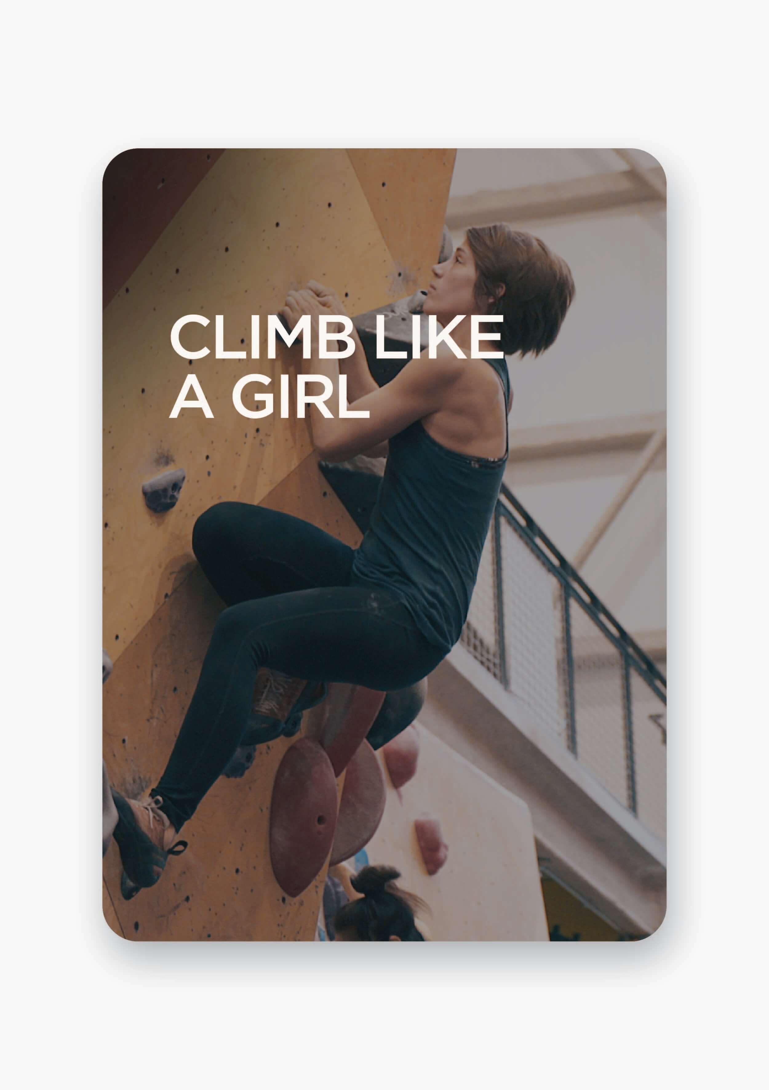 CLIMB LIKE A GIRL